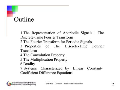 Chapter The Discrete Time Fourier Transform PDF Web Development Internet