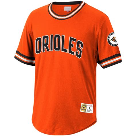 Mens Baltimore Orioles Mitchell And Ness Orange Cooperstown Collection
