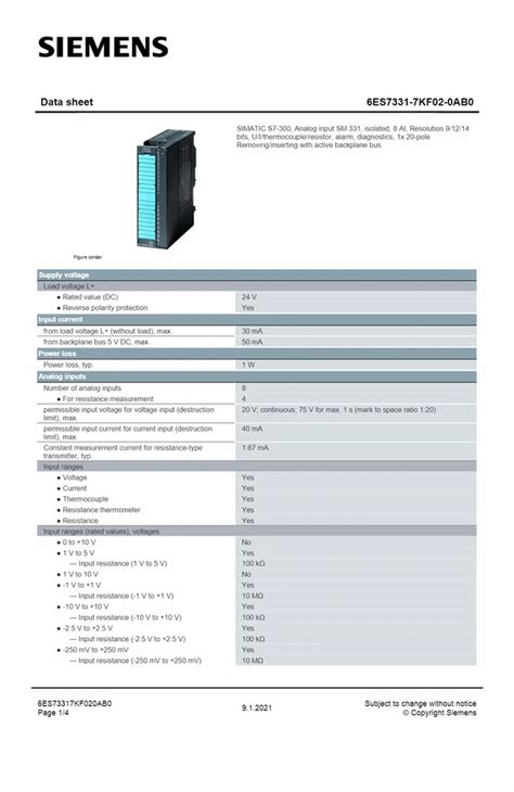 Siemens Simatic S7 6es7 331 7kf02 0ab0 Analog Input Module At Rs 1000piece Siemens Plc In