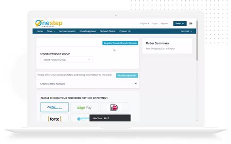 Whmcs Order Form Template One Page Orderform Template
