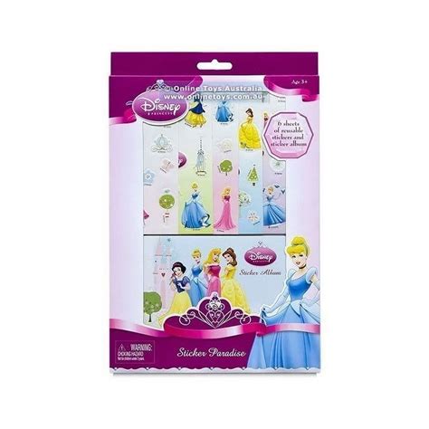Disney Princess Sticker Sheet Pack Of Walmart Com