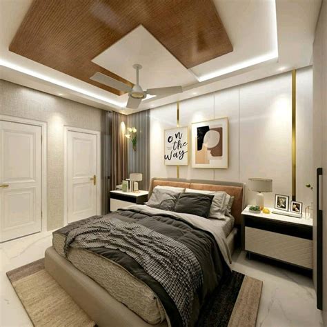 Gypsum Board False Ceiling For Bedroom Shelly Lighting
