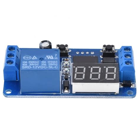 superparis 12v time control switch intermittent infinite mcu cycle timing relay module with led