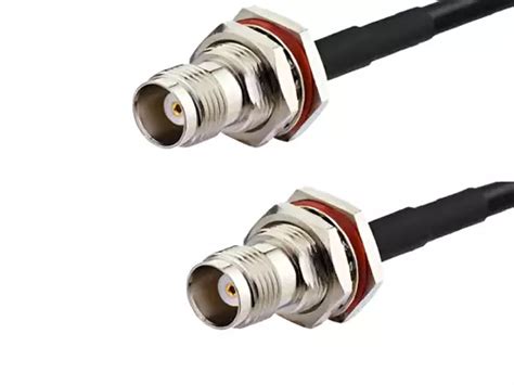 Tnc Female Bulkhead To Tnc Female Bulkhead Lmr 400 Cable Assembly Mcgill Microwave Systems