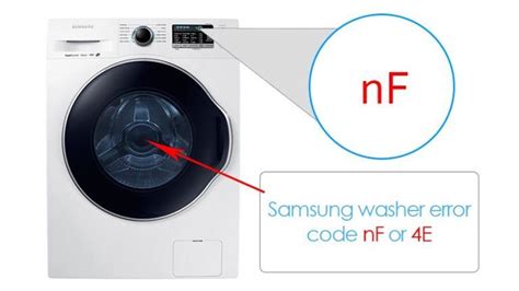 Samsung Washer 4e Code How To Fix