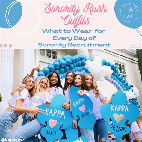 Sorority Rush Outfits