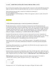 CSC 1104 DF TERM 3 UNIT 1 Pdf CS 1104 COMPUTER SYSTEM DISCUSSION