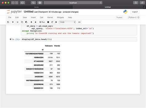 Machine Learning And Cratedb Part Two Getting Started With Jupyter