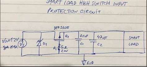 High Side Smart Load Switch Input Protection Electrical Engineering Stack Exchange