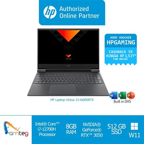 Jual Hp Victus Fa Tx Intel Core I H Gb Gb Win G L Pa Shopee