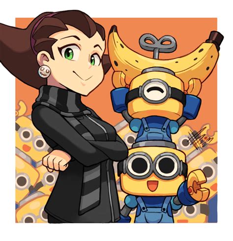 Mateus Upd Minion Despicable Me Servbot Mega Man Tron Bonne Mega Man Capcom Mega Man