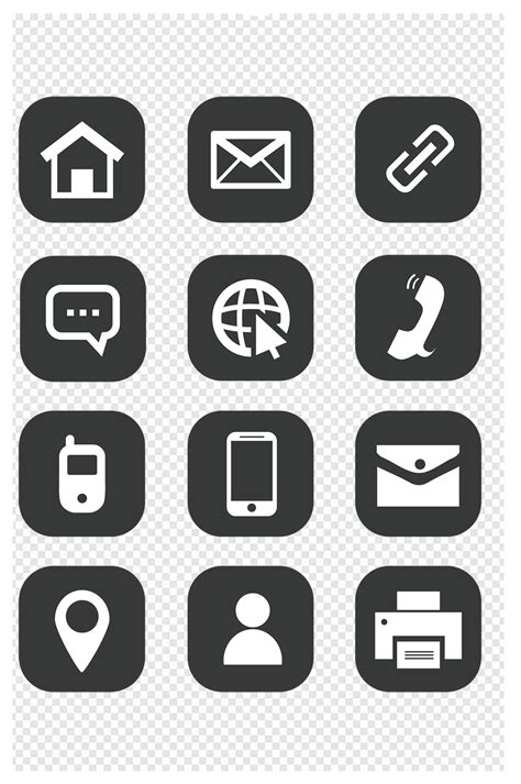 地址电话小图标素材 地址电话小图标模板 地址电话小图标设计图片免费下载 众图网