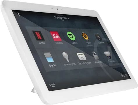 Control4® T4 Series 8 Tabletop Touchscreen White