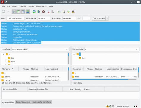 Setup Secure Ftp File Transfer Using Ssltls In Rhel 8