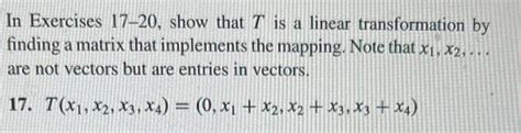 Solved In Exercises 33−36 Determine If The Specified Linear