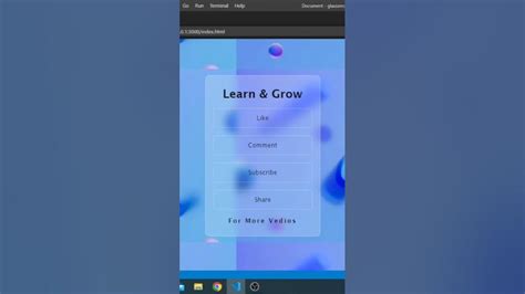 White And Black Glassmorphism Card Html Css Youtube