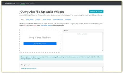 25 best javascript file upload library and plugins css author
