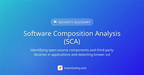 Software Composition Analysis Sca Inventive Hq
