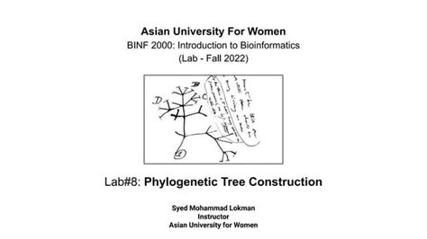 Presentation About Phylogenetic Tree And Its Construction Methods Pptx