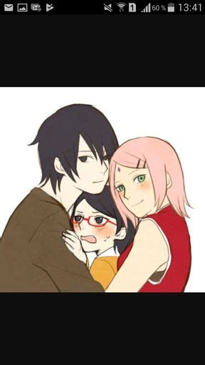 Саске Сакура и Сарада Боруто Новое поколение Наруто Amino