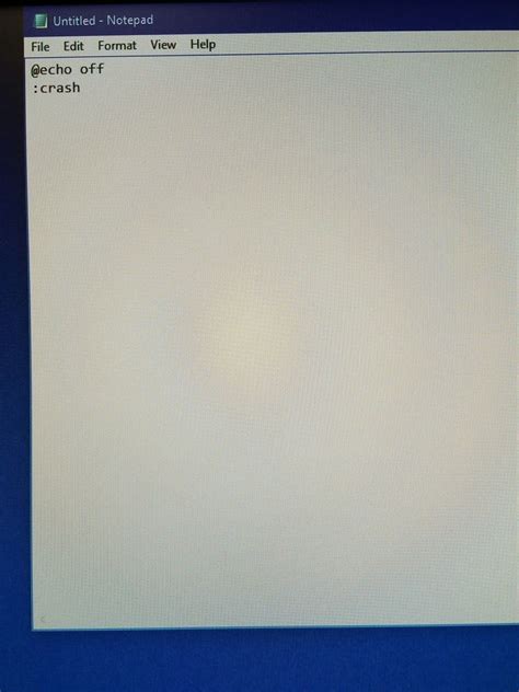 How To Crash Any Computer With A Batch File 10 Steps Instructables