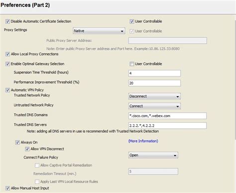 Anyconnect Xml Preferences Cisco Community