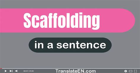 Scaffolding Example Sentence At Amy Kent Blog