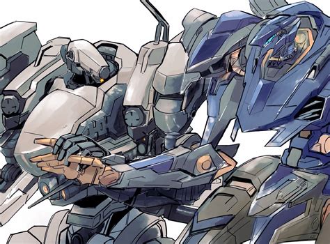 Steel Haze And Loader Armored Core And More Drawn By Rxb