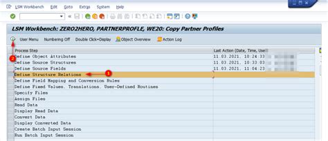 Lsmw Batch Input Recording Partner Profiles Example Step By Step