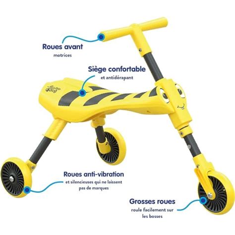 Scuttlebug 3wheel Foldable Ride On Tricycle1 Year Bumblebee Trike