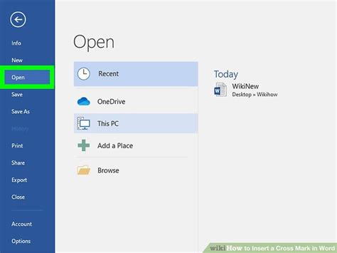 How To Insert A Cross Mark In Word Using A Keyboard Shortcut Or Symbols Menu