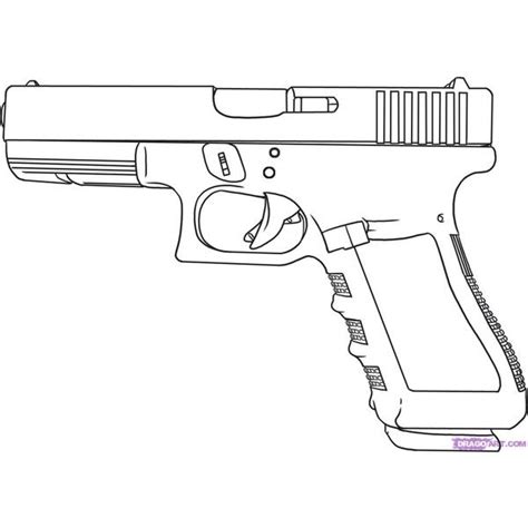 Glock Drawing At GetDrawings Free Download