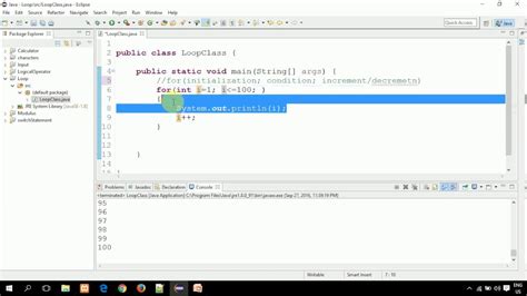 java pashto 28 for loop example print number from 1 to 100 youtube