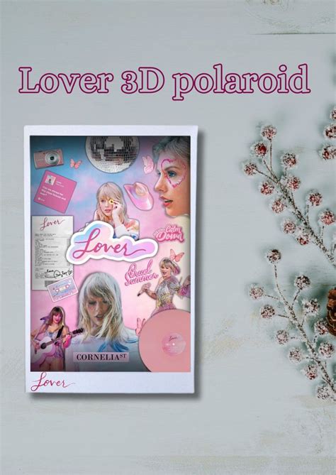 Diy Lover 3d Polaroid Template Link In Bio Polaroid Template Girly Ts Ideas Craft Party