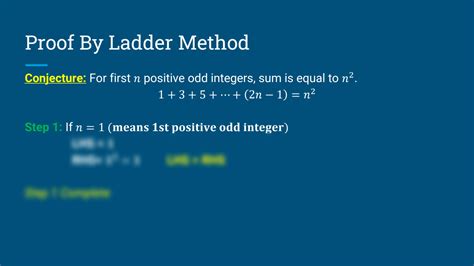 SOLUTION Logic Thinking Lec Ladder Method Studypool