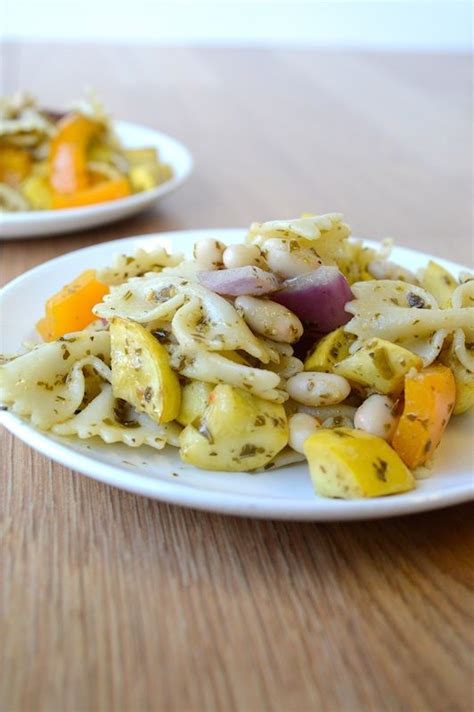 Grilled Vegetable Pesto Pasta Salad