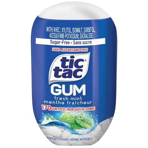 Tic Tac Gum Freshmint Bottle Pack Walmart Ca Chewy Candy Tic Tacs