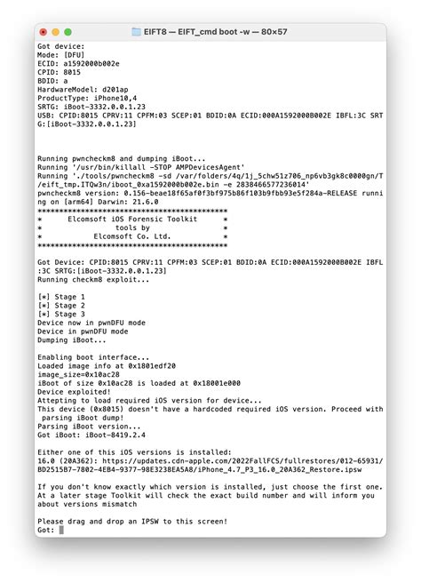 Ios 16 Extracting The File System And Keychain From A11 Devices