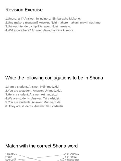 Revision Exercise Pdf