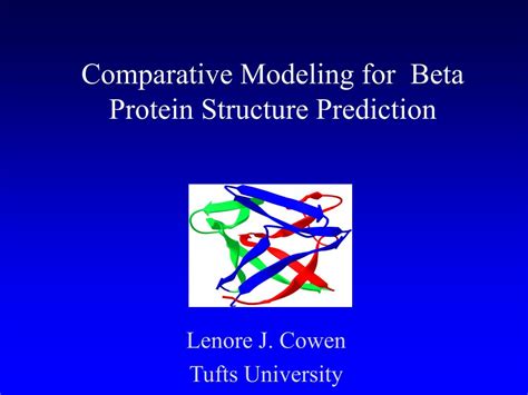 Ppt Comparative Modeling For Beta Protein Structure Prediction