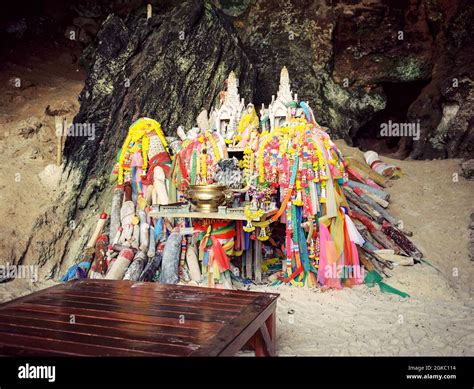 Princess Cave Phra Nang Cave Beach Railay Peninsular Krabi Thailand