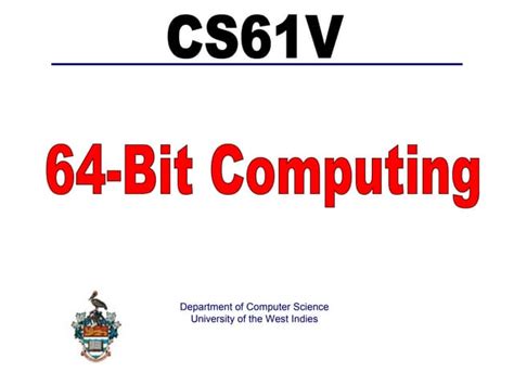 64 Bit Computing Ppt