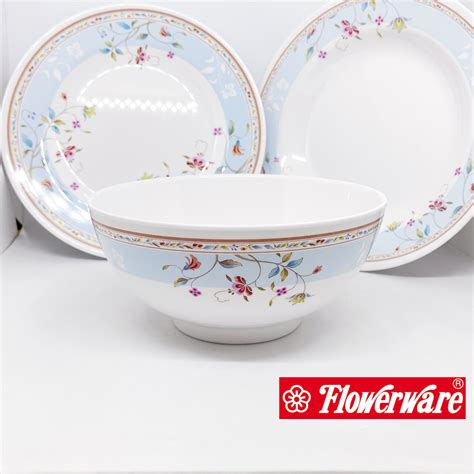 จาน ชาม แก้วน้ำเมลามีน ลายดอกไม้สวยหวาน โบทานิค [ขายเป็นชิ้น เลือกรหัสสินค้า] ศรีไทยซุปเปอร์