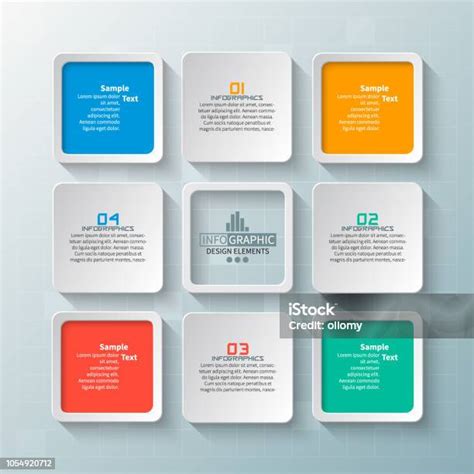 추상적인 3d 종이 인포 그래픽 비즈니스 템플릿입니다 벡터 일러스트 레이 션 벡터에 대한 스톡 벡터 아트 및 기타 이미지 벡터 인포그래픽 0명 Istock