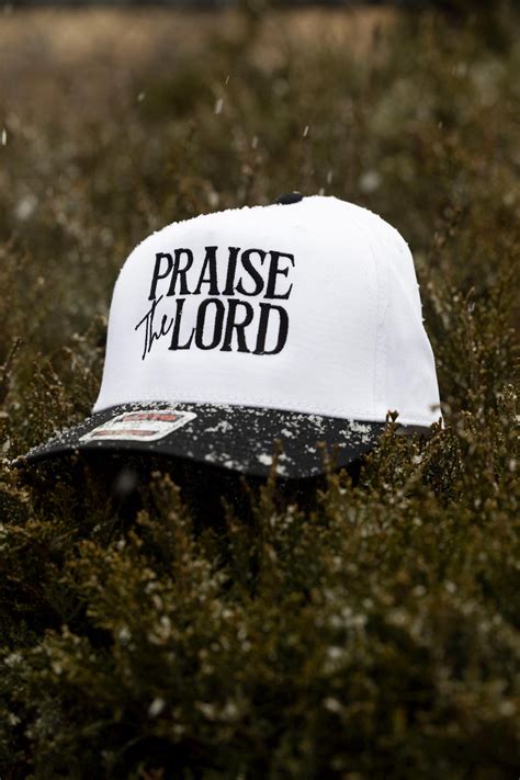Praise The Lord Embroidered Trucker Hat Christian Hat Faith Apparel
