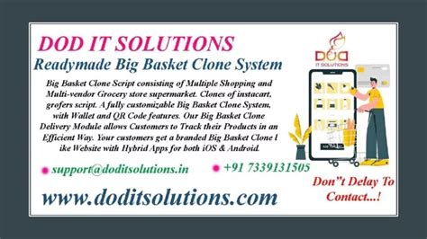 ppt best bigbasket clone system readymade clone script powerpoint