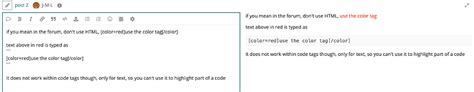 Inserting Html Code For Coloring A Word Red General Discussion