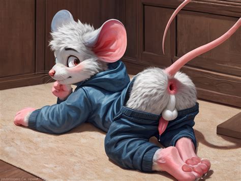 Rule 34 Ai Generated Anatomically Correct Anthro Cute Mouse Partially Clothed Presenting Anus
