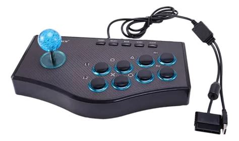 Controlador Usb Retro Arcade Rocker Para Ps2 Ps3 Parcelamento Sem Juros