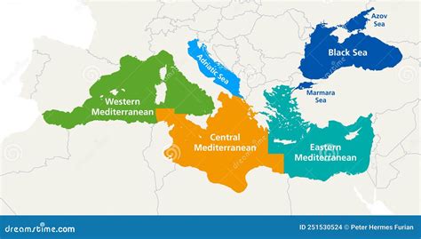 Eastern Mediterranean Sea Map